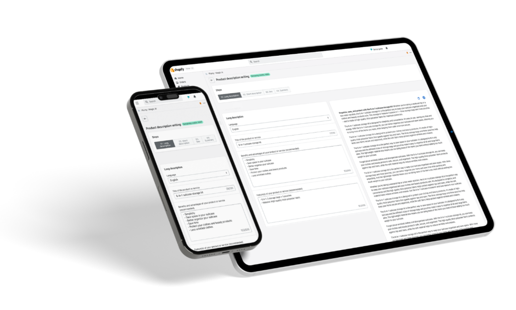Plumy: The Best AI App for your Shopify Store